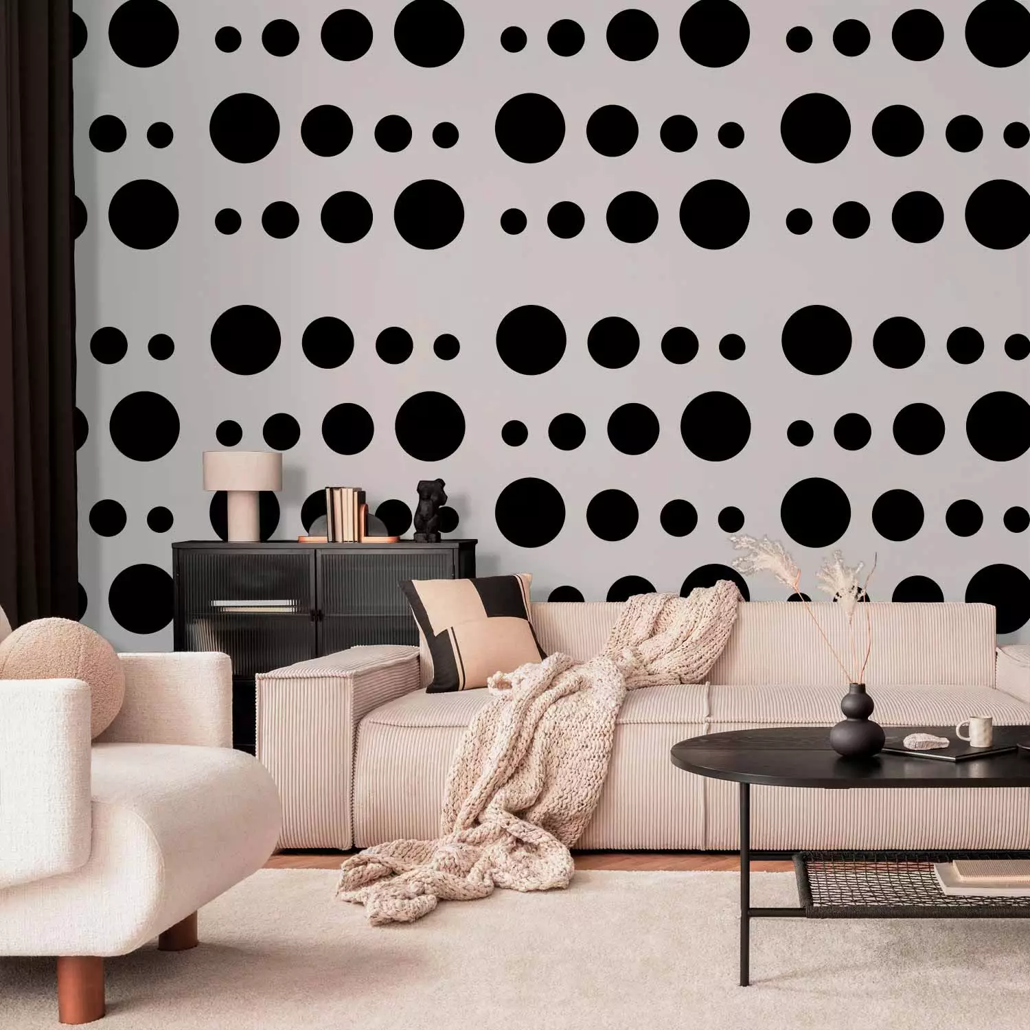 dotted wallpaper