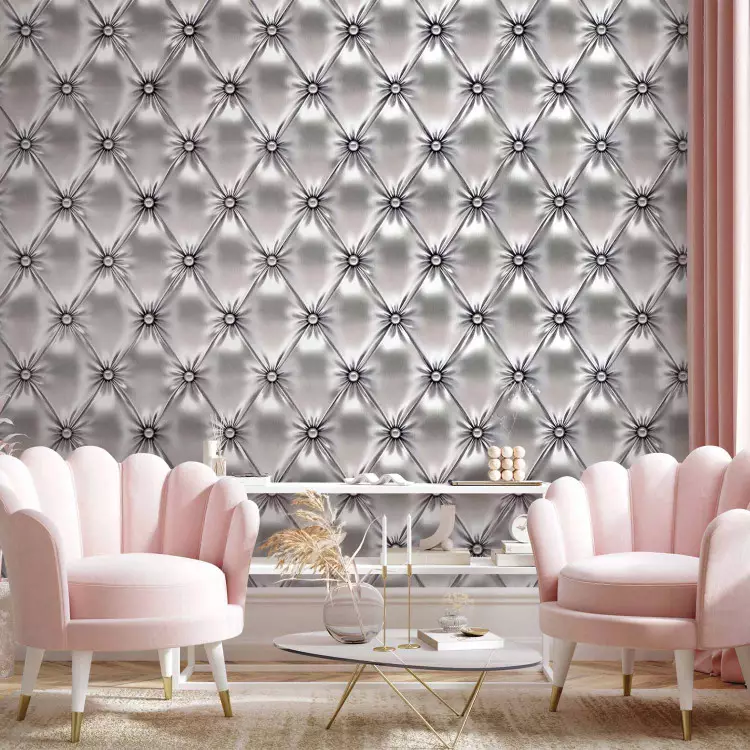 quilted effect wallpaper