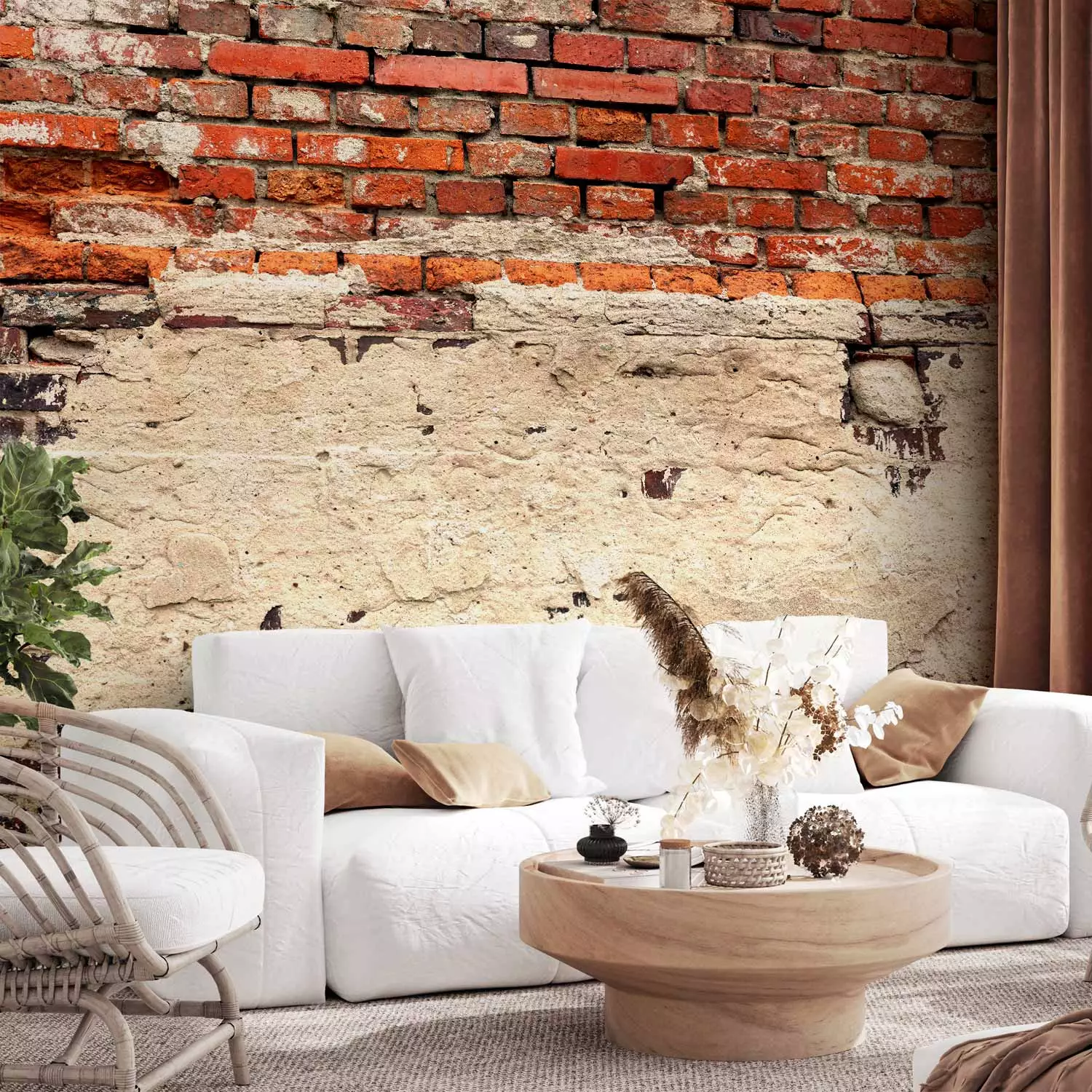 distressed brick wall background