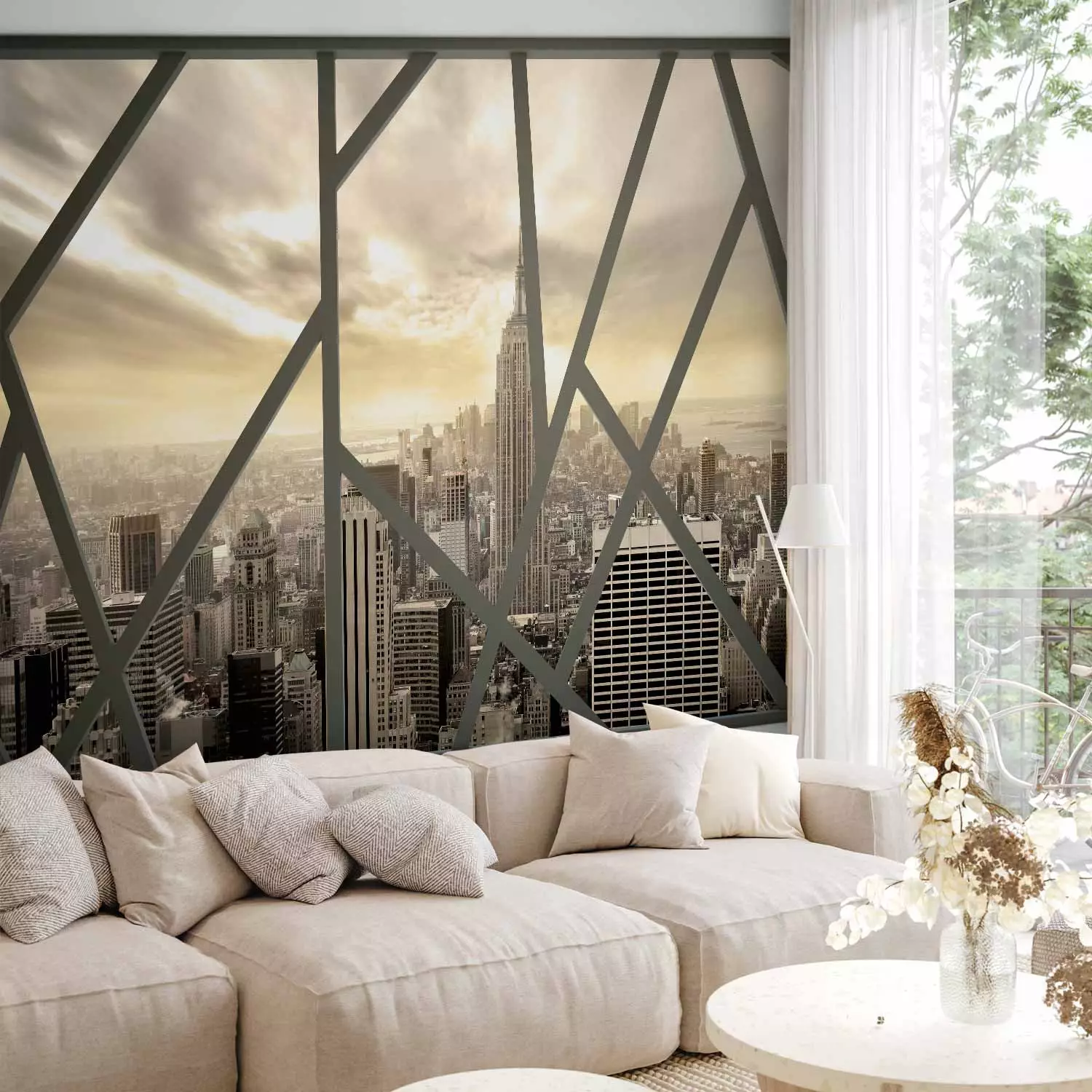 3d wallpaper window view