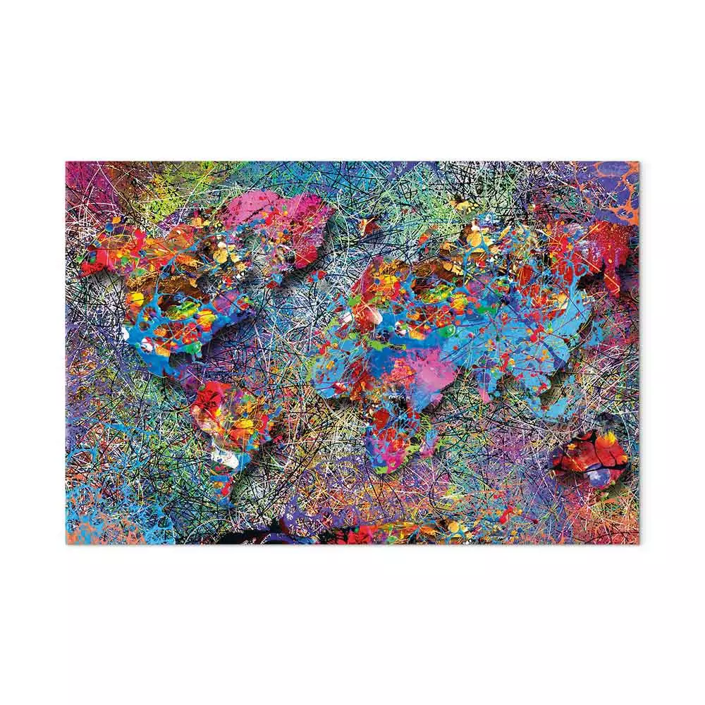 Art Work Map: Jackson Pollock inspiration - bimago