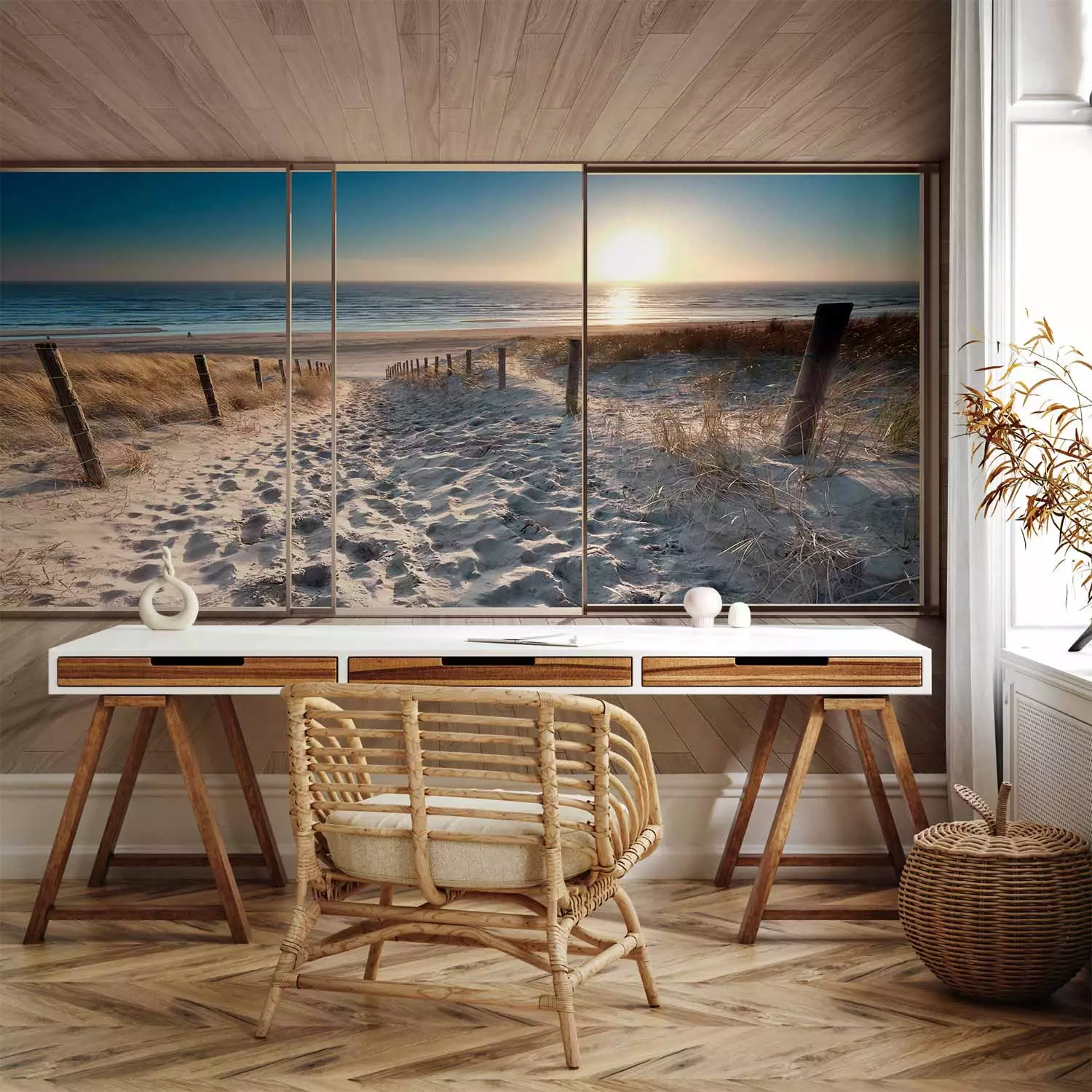 3d wallpaper window view