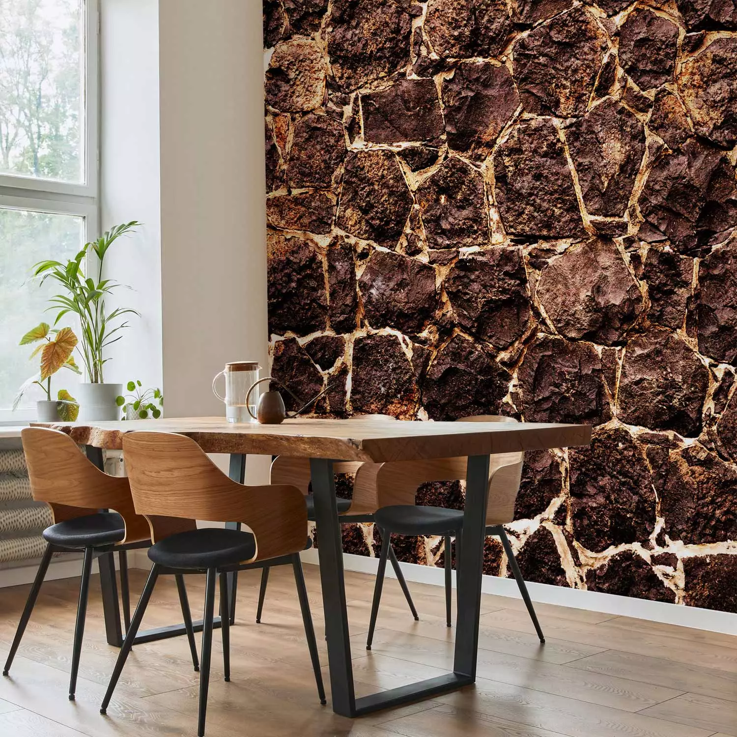 brown stone wall background