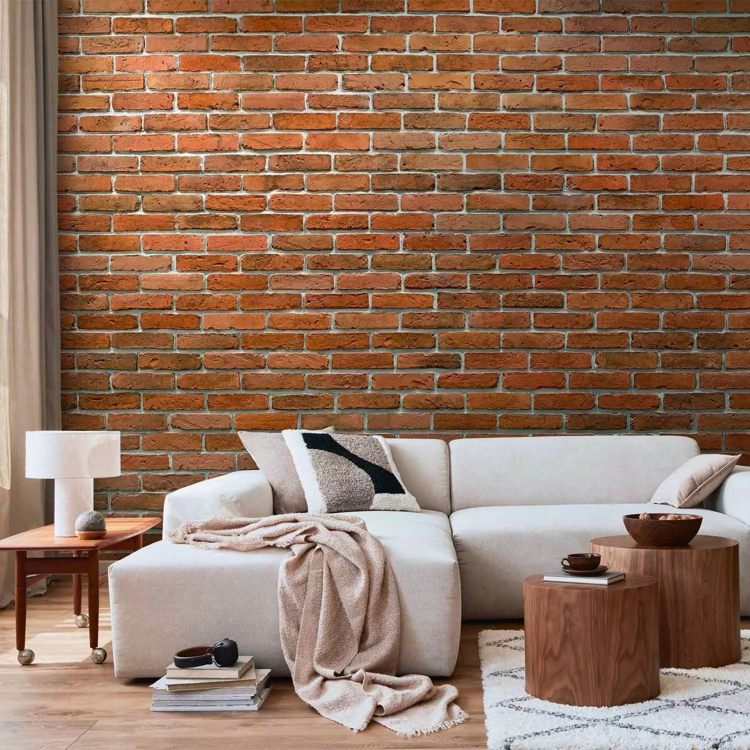 interior brick wall background