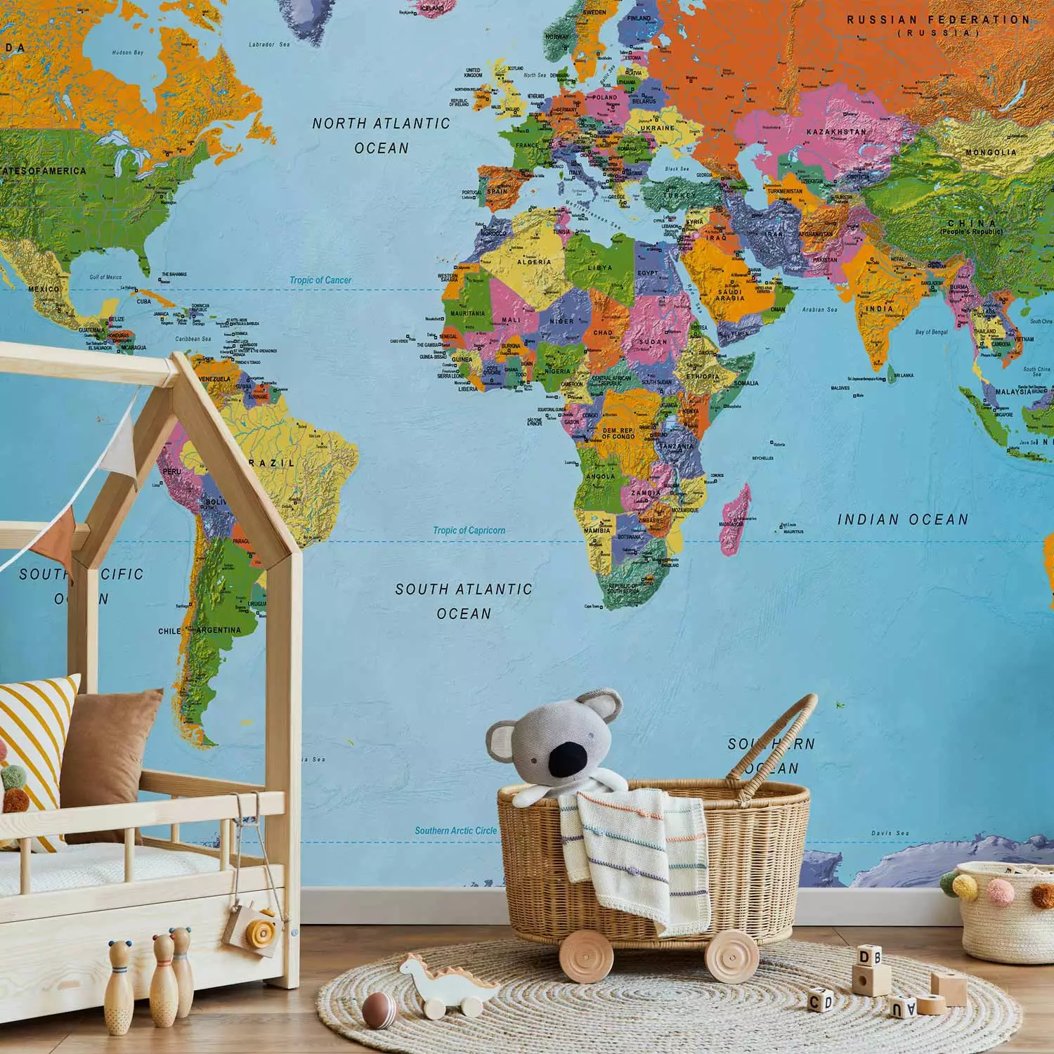 political map coloring