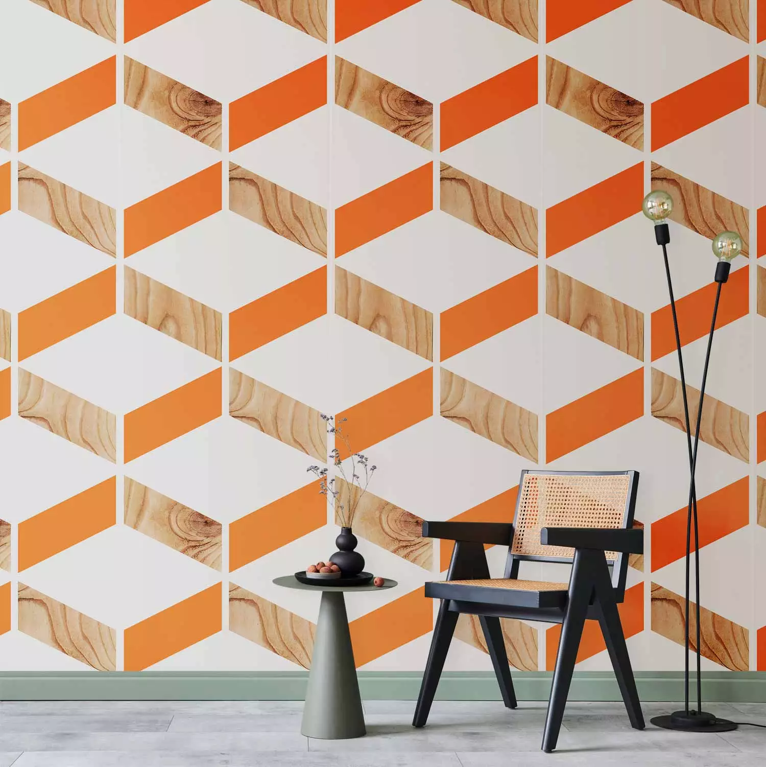 orange wallpaper designs
