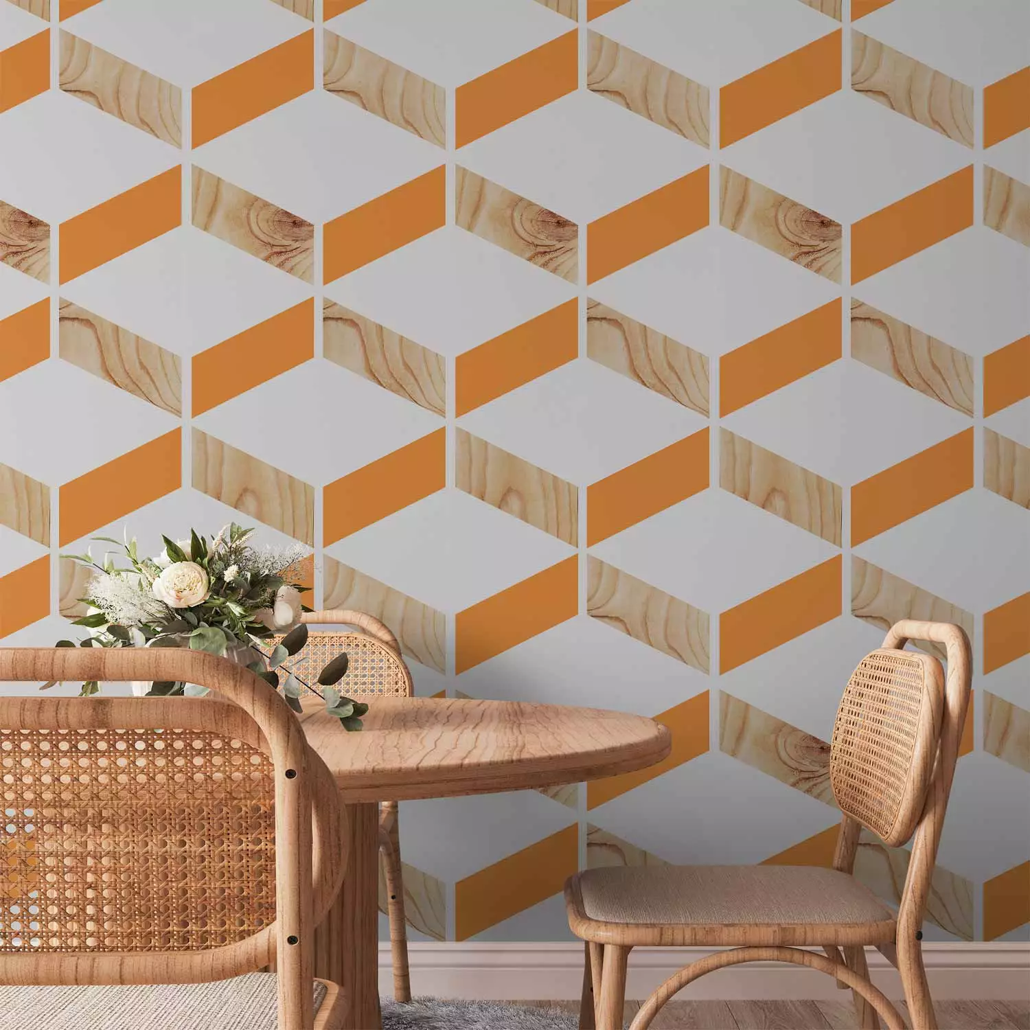 orange wallpaper designs