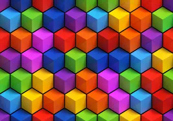 geometric colourful wallpaper